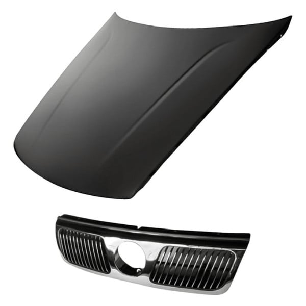 Replacement BNDL-210075 - 2-Piece (Hood Panel, Grille) (Standard Line)