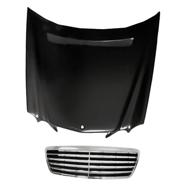 Replacement BNDL-210510 - 2-Piece (Hood Panel, Grille) (Standard Line)