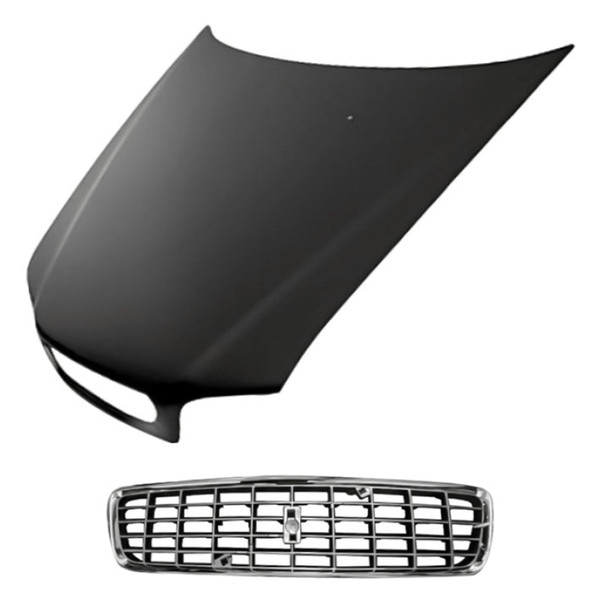 Replacement BNDL-210786 - 2-Piece (Hood Panel, Grille) (Standard Line)