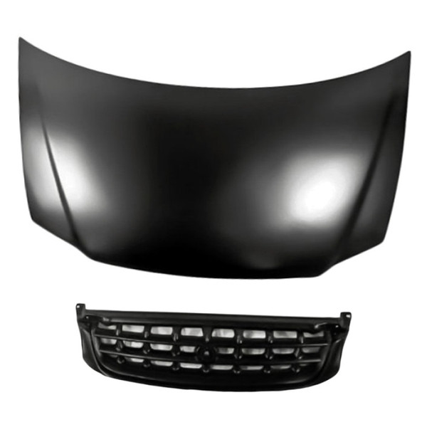 Replacement BNDL-210974 - 2-Piece (Hood Panel, Grille) (Standard Line)