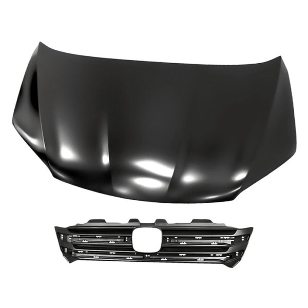 Replacement BNDL-213197 - 2-Piece (Hood Panel, Grille) (Standard Line)