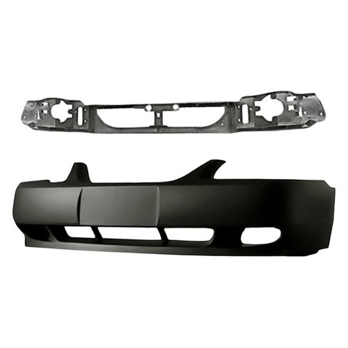 Replacement BNDL-220416 - 2-Piece (Front Bumper Cover, Header Panel ...