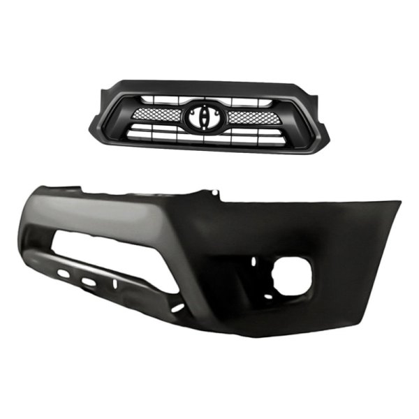 Replacement BNDL-235775 - 2-Piece (Front Bumper Cover, Grille ...