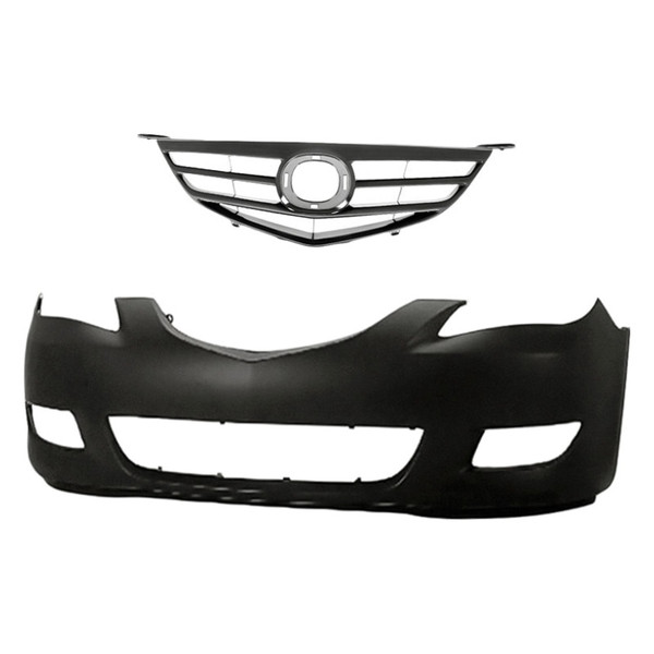 Replacement BNDL-236703 - 2-Piece (Front Bumper Cover, Grille) (CAPA ...