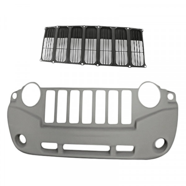 Replacement BNDL-236779 - 2-Piece (Front Bumper Cover, Grille ...