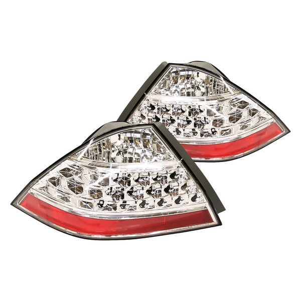 Replacement ID0002AA0200P02 - Chrome LED Tail Lights
