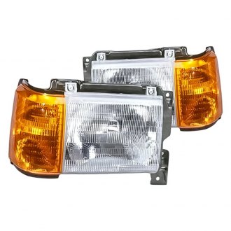 1990 Ford F 150 Custom Factory Headlights CARiD