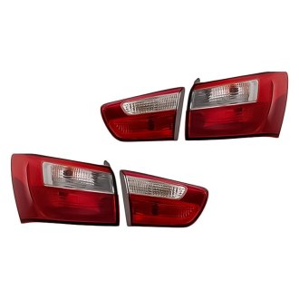 2013 Kia Rio Black & Smoked Tail Lights | CARiD