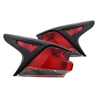 Lexus NX Custom LED Tail Lights - Bolt On, Black, Smoke | CARiD