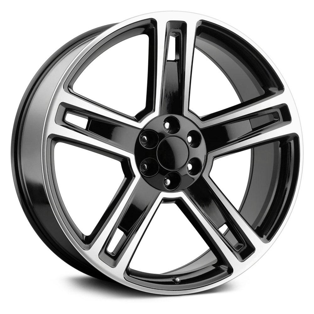 REPLICA TECH® RT-18 Wheels - Gloss Black with Machined Face Rims