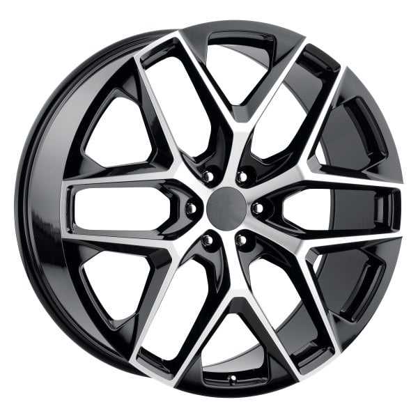 REPLICA TECH® RT-28 Wheels - Gloss Black with Machined Face Rims