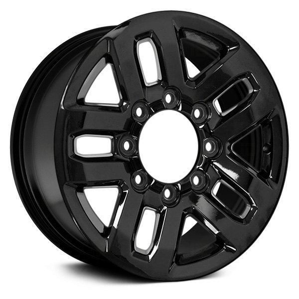 Replikaz® ALY05709U45N - Double 5-Spoke Black 18x8 Alloy Factory Wheel ...