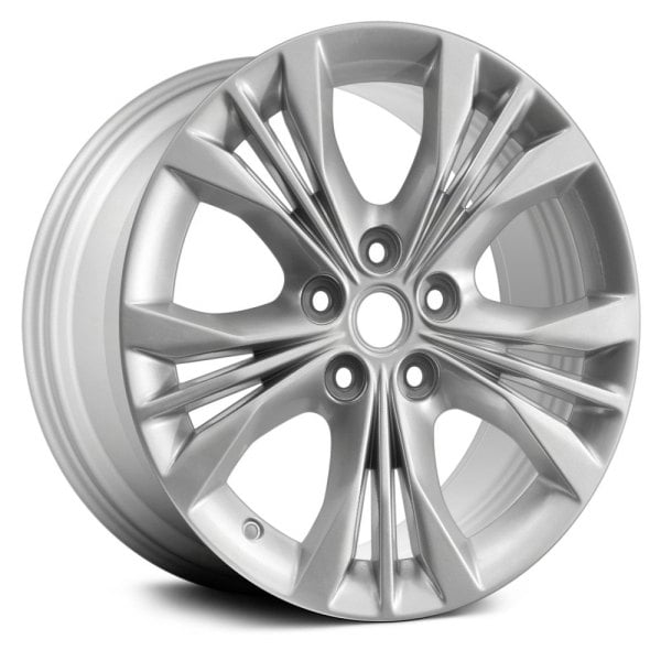 Replikaz® ALY05710U20N - Triple 5-Spoke Painted Silver 18x8 Alloy ...