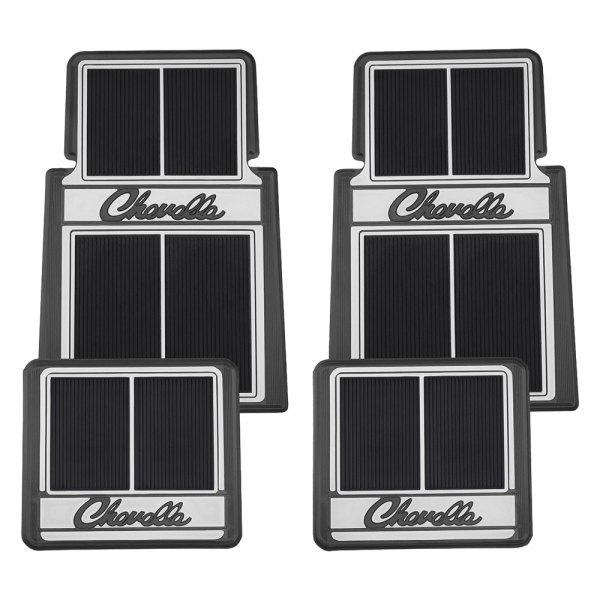 RESTOPARTS® CFM0304-GYNC - 1st & 2nd Row Gray Floor Mat Set with ...