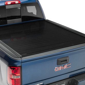 Retractable Tonneau Covers - Power, Aluminum, Low Profile, Tool Box