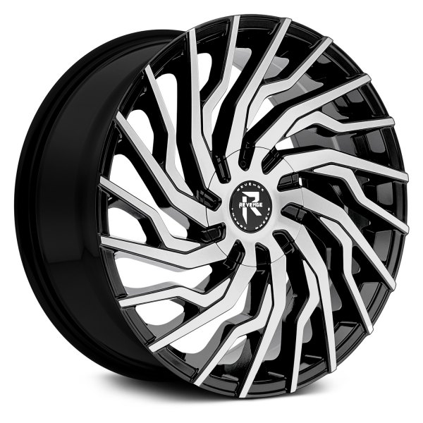 REVENGE LUXURY® RL-101 Wheels - Black with Machined Face Rims