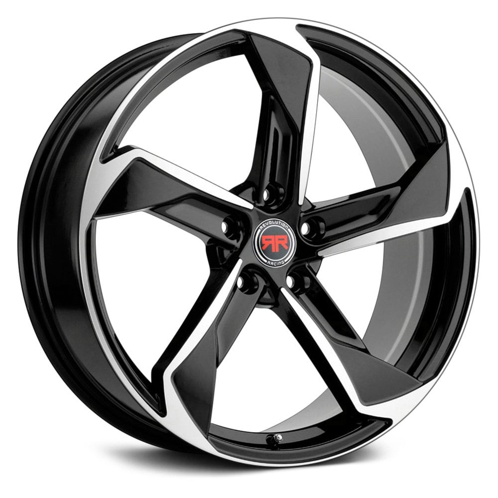REVOLUTION RACING® RR20 Wheels - Black with Machined Face Rims
