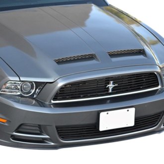2013 Ford Mustang Custom Hoods | Carbon Fiber, Fiberglass — CARiD.com