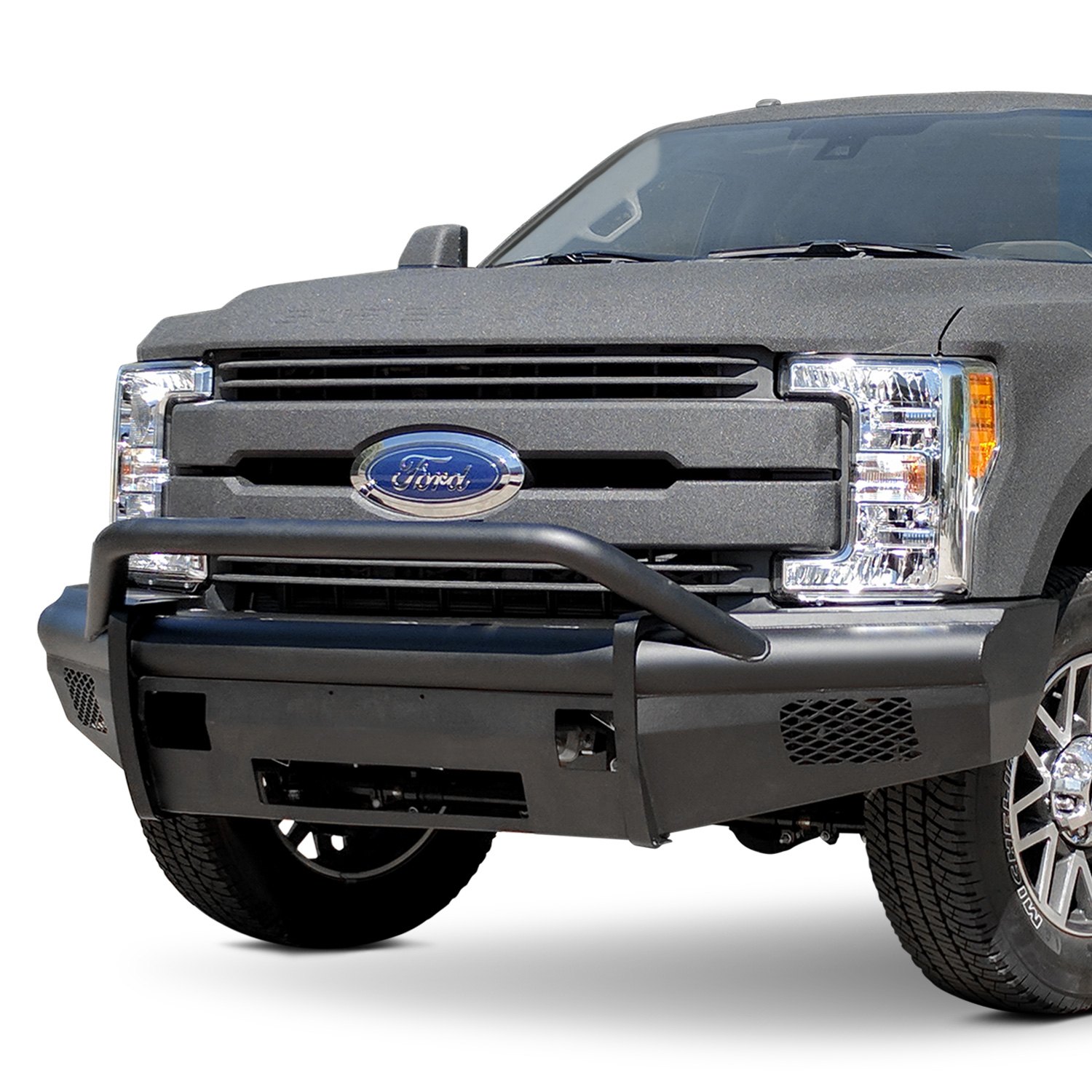 Road Armor® - Vaquero Series Full Width Front HD Bumper with Hoop