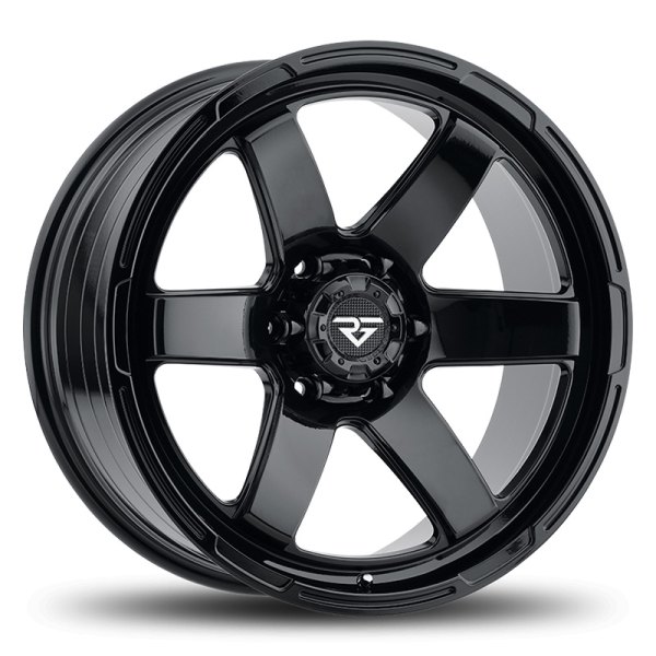 ROCK FORGED® FF08 Wheels - Gloss Black Rims