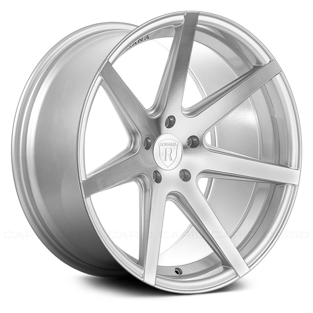 ROHANA® RC7 Wheels - Silver with Machined Face Rims