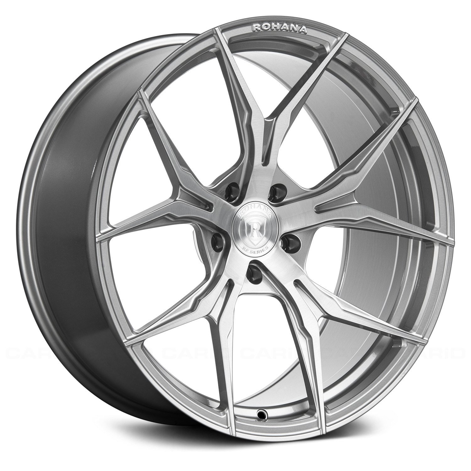ROHANA® RFX5 Wheels - Brushed Titanium Rims