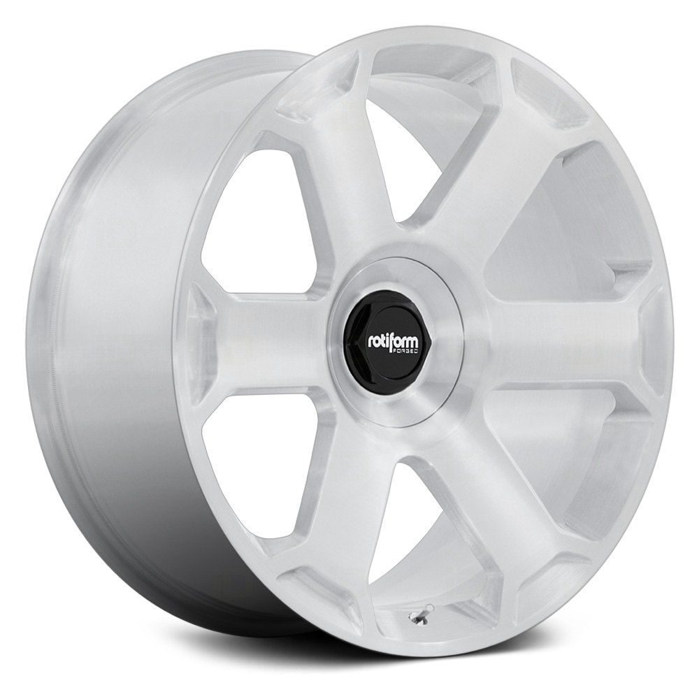 ROTIFORM® AVS FORGED MONOBLOCK Wheels - Brushed Silver Rims