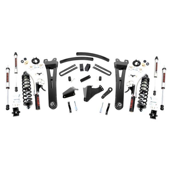 Rough Country® 53658 - 6" Coilover Conversion Radius Arm Front and Rear ...