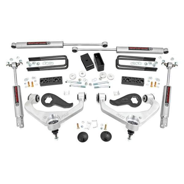 Rough Country® 95630 - 3" x 2.5" Bolt-On Front and Rear Suspension Lift Kit