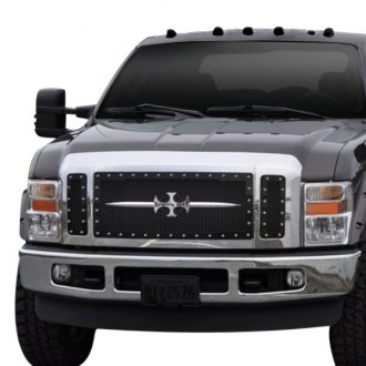 2008 Ford F-250 Custom Grilles | Billet, Mesh, LED, Chrome, Black