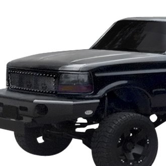 1997 Ford F 250 Custom Grilles Billet Mesh LED Chrome Black