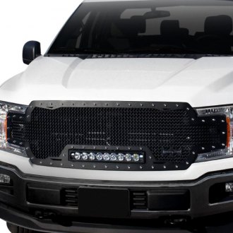 Ford F-150 Custom Grilles - Billet, Mesh, CNC, LED, Chrome, Black