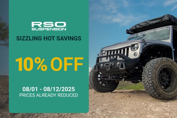 RSO Suspension® KJT4010 - 3"-4" x 3"-4" Stage 1.0 Front and Rear ...