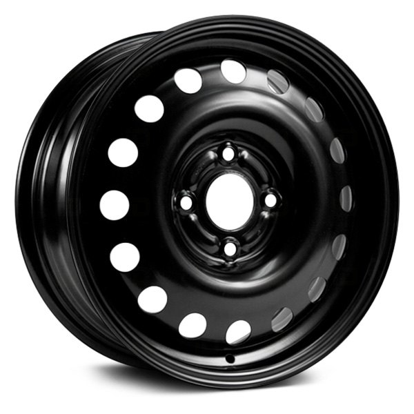 RT® 15" STEEL WHEEL 4 LUG X40831 Wheels - Black Rims