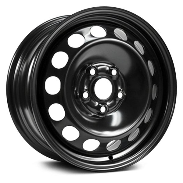 RT® 16" STEEL WHEEL 5 LUG X46512 Wheels - Black Rims