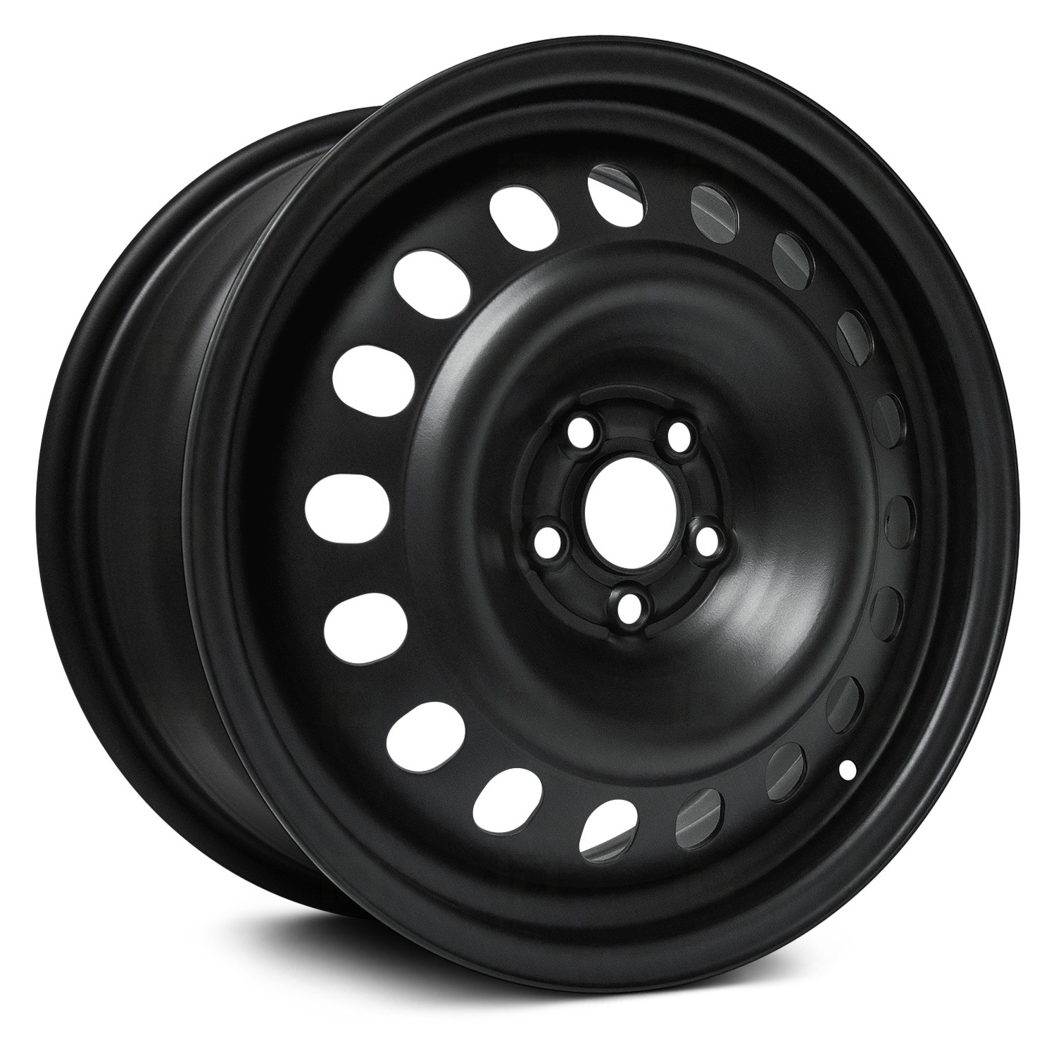RT® 17" STEEL WHEEL 5 LUG X47157 Wheels - Black Rims