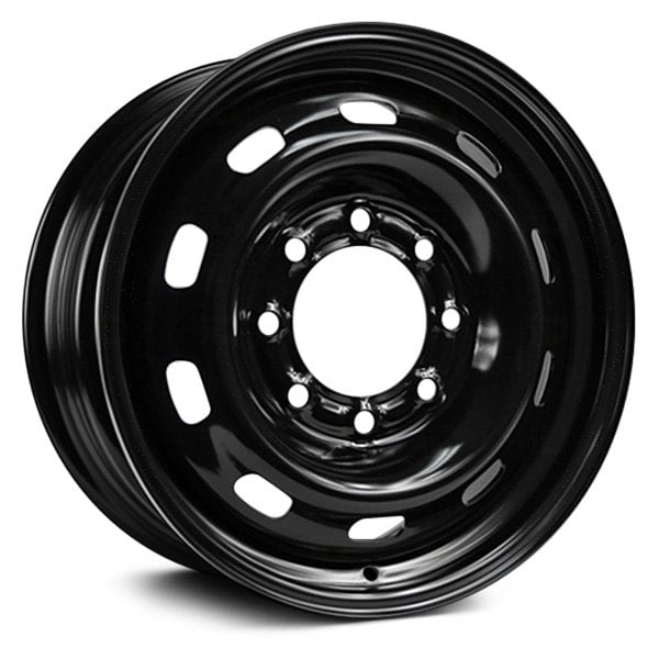 RT 17 STEEL WHEEL 8 LUG A2185 Wheels Black Rims RT 17 STEEL WHEEL 8 LUG A2185 Wheels Black Rims