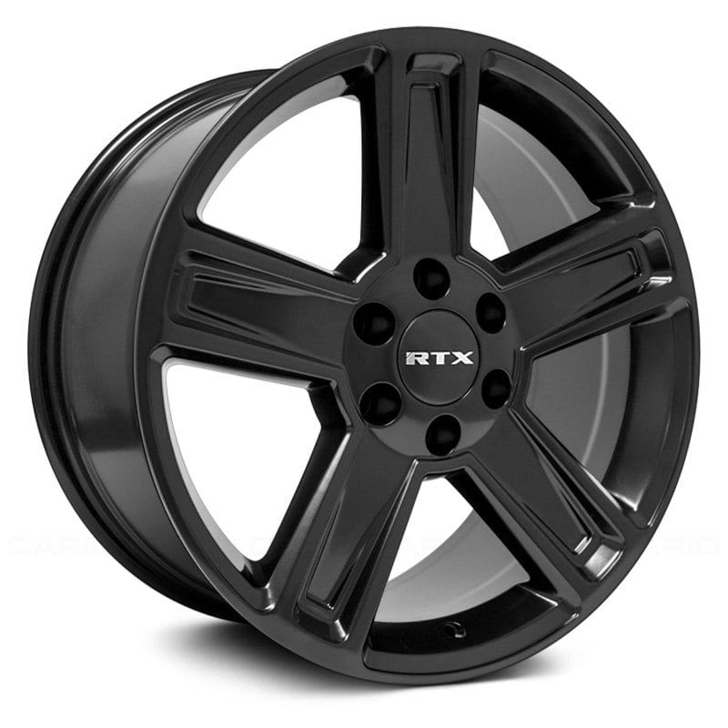 RTX® GLACIER Wheels - Satin Black Rims