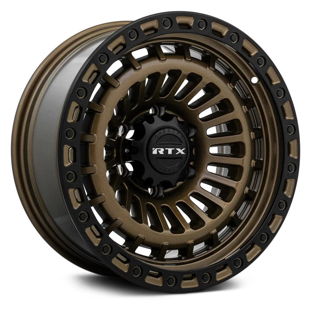 RTX® MOAB Wheels - Bronze with Satin Black Lip Rims