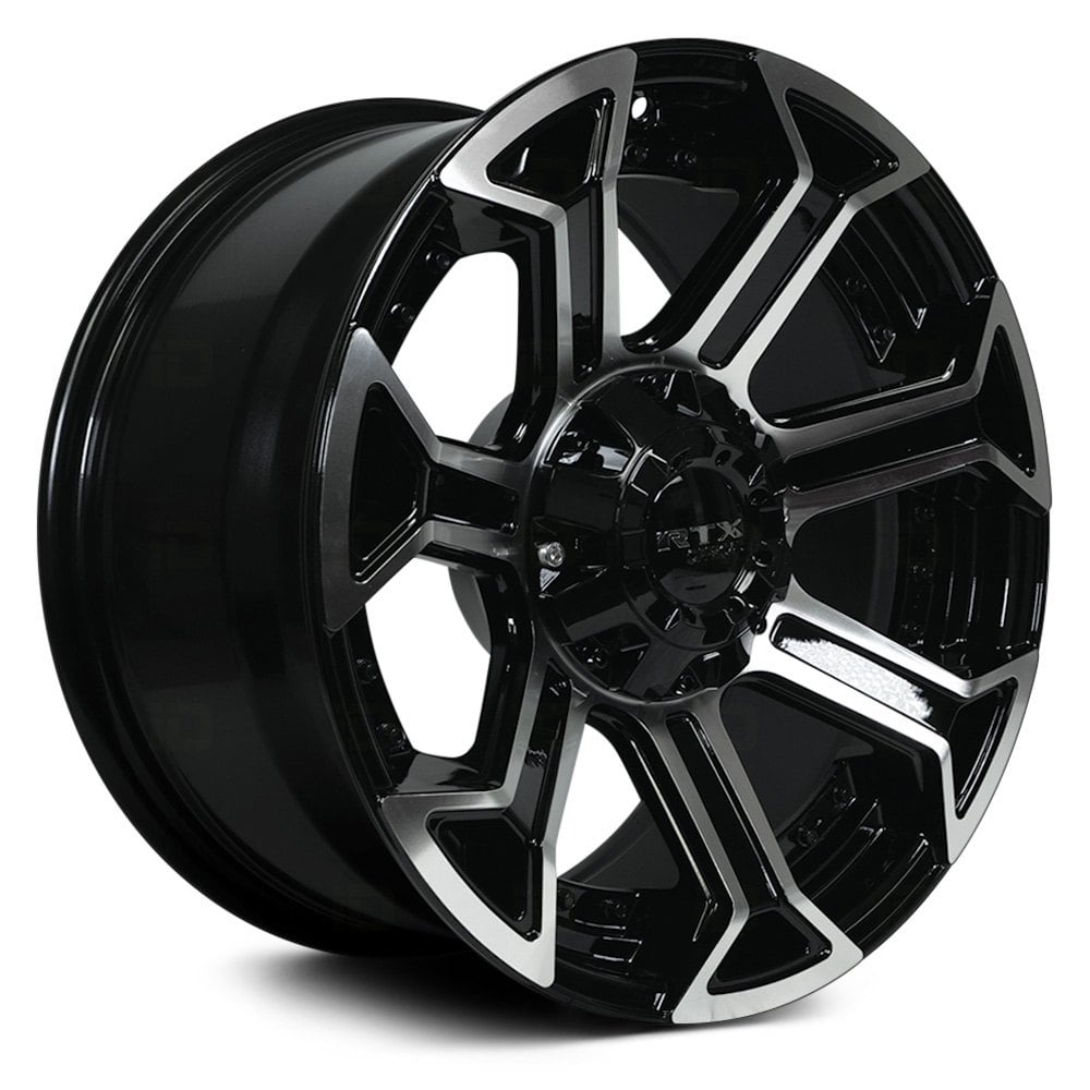 RTX® PEAK Wheels - Gloss Black Machined Rims