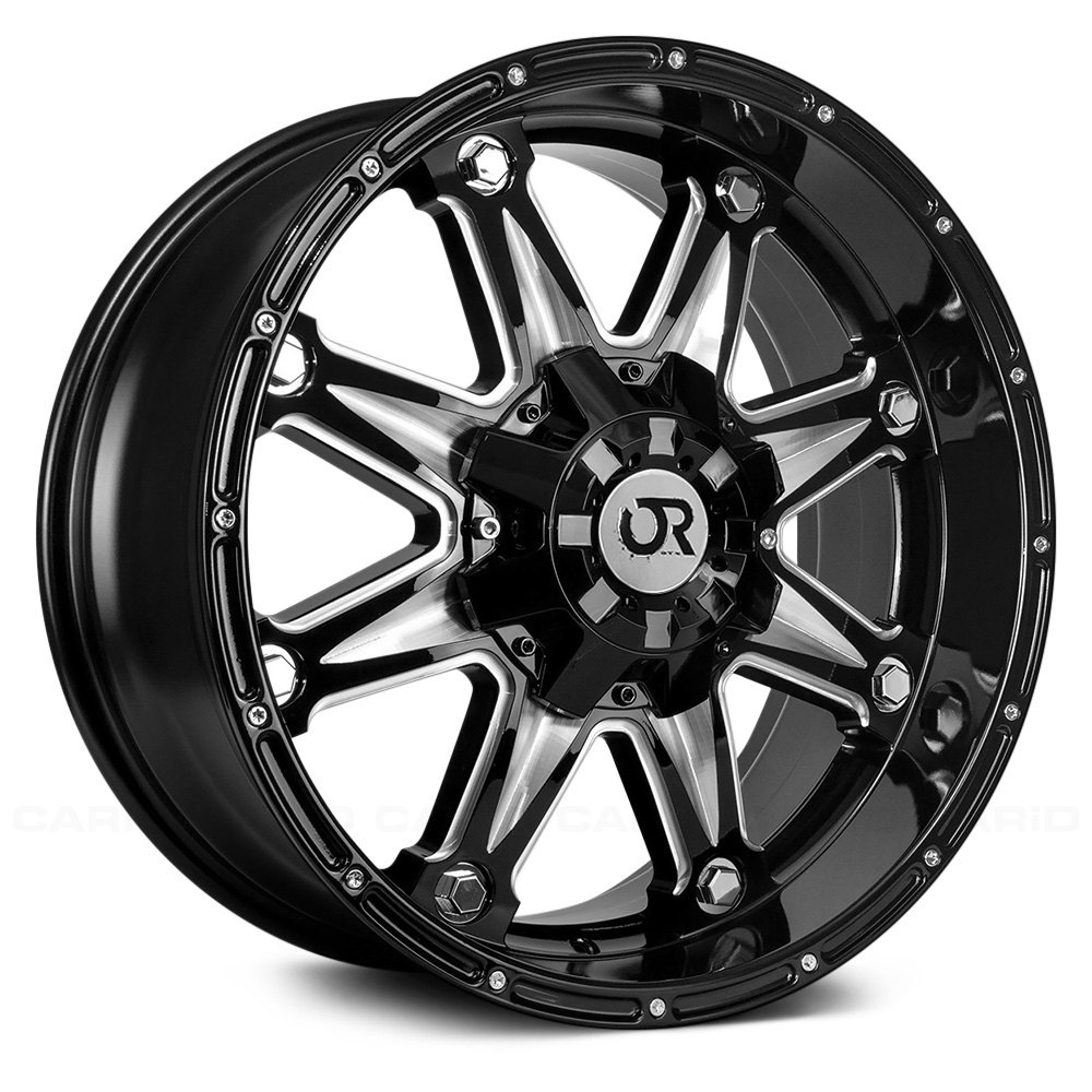 RTX® SPINE Wheels - Black with Machined Face Rims