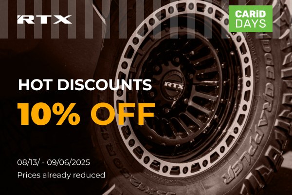 RTX® CONTOUR Wheels - Gunmetal with Machined Face Rims