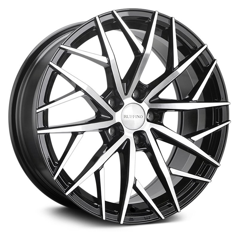 RUFFINO® RUF52 ATRAX Wheels - Gloss Black with Machined Face Rims