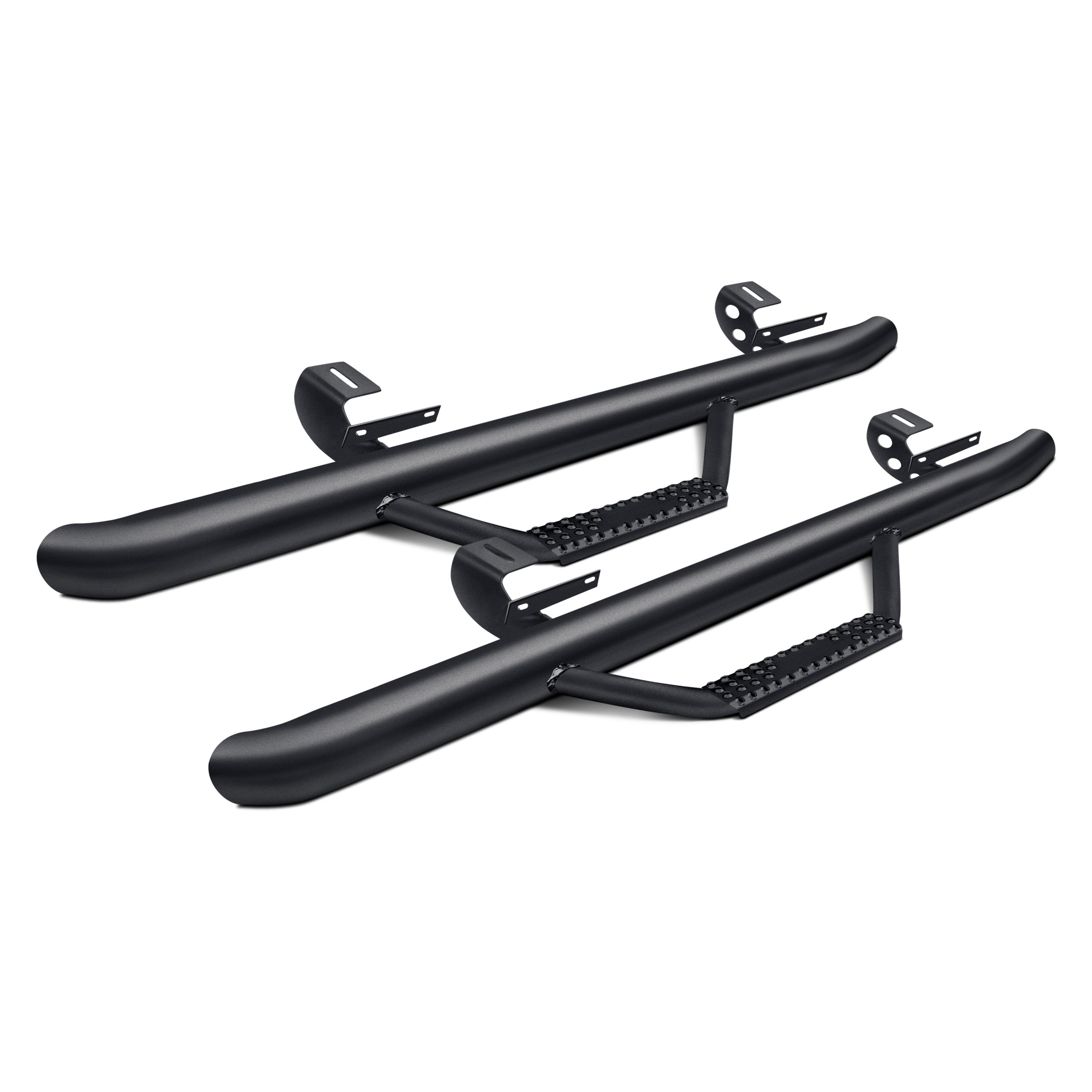 Rugged Ridge® 11596.11 - 3" Spartan Black Round Side Steps