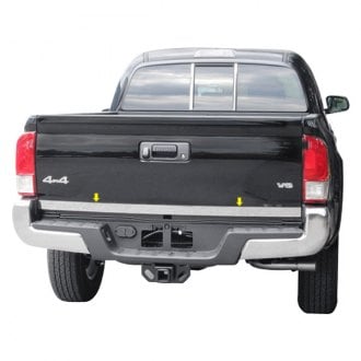 Custom Tailgate Trim - Chrome, Polished Stainless Steel, Diamond Tread