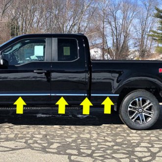 2023 Ford F-150 Chrome Body Side Moldings | CARiD