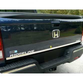 Custom Tailgate Trim - Chrome, Polished Stainless Steel, Diamond Tread
