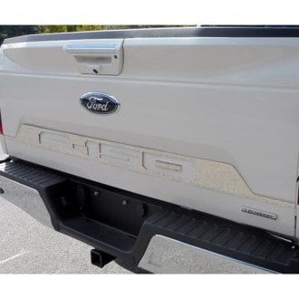 Ford F-150 Tailgate Trim - Chrome, Polished Stainless Steel