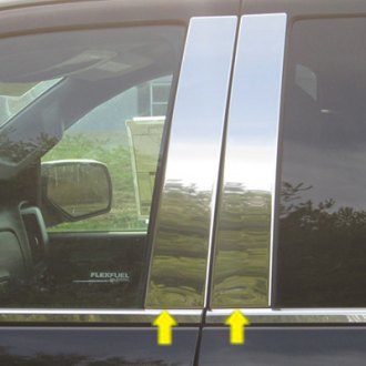 2017 Chevy Silverado 1500 Chrome Pillar Post Trim | CARiD