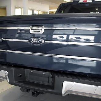 Ford F-150 Tailgate Trim - Chrome, Polished Stainless Steel